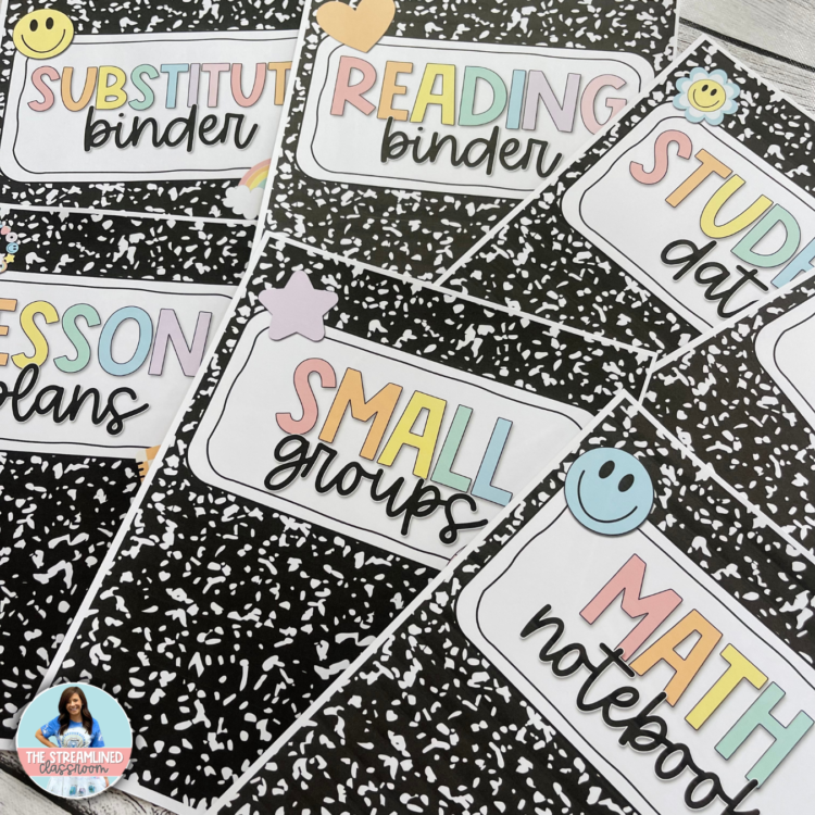 Binder Covers - Editable Teacher Binder Covers and Spines ...