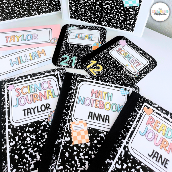 Half Sheet Label Subject Covers for Journals or Folders ...