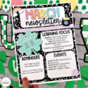 Free March Classroom Newsletter Templates – Save Time & Stay Organized ...
