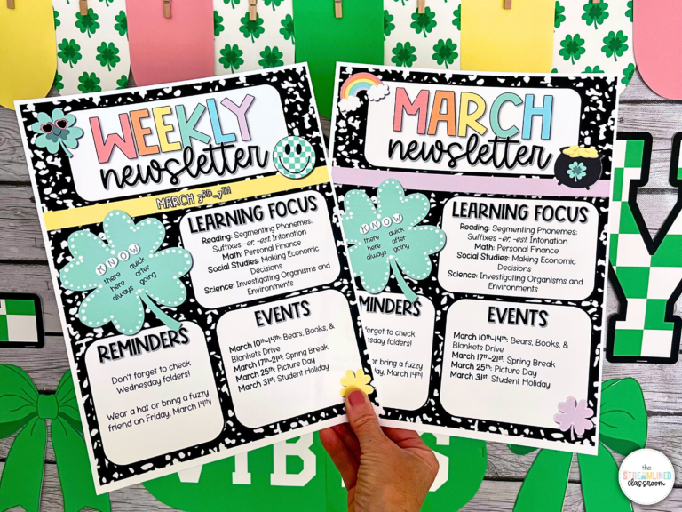 Free March Classroom Newsletter Templates – Save Time & Stay Organized ...