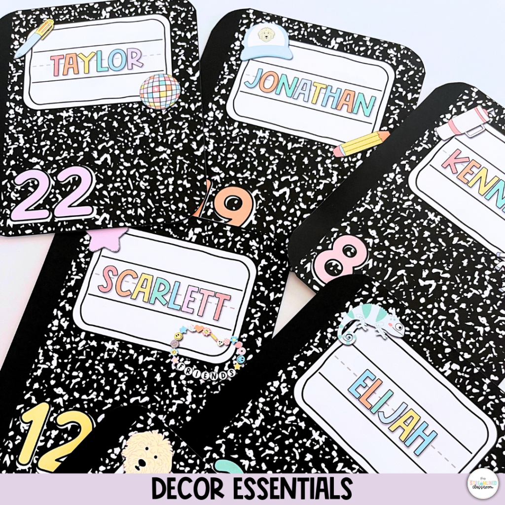 Classroom Decor Bundle - Pastel Meets World Collection ...