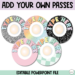 Push Light Hall Pass System - Editable School Passes ...