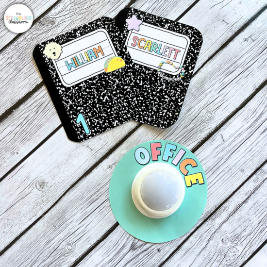 Push Light Hall Pass System - Editable School Passes ...