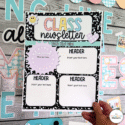 June and July Newsletter Templates - Editable - thestreamlinedclassroom.com